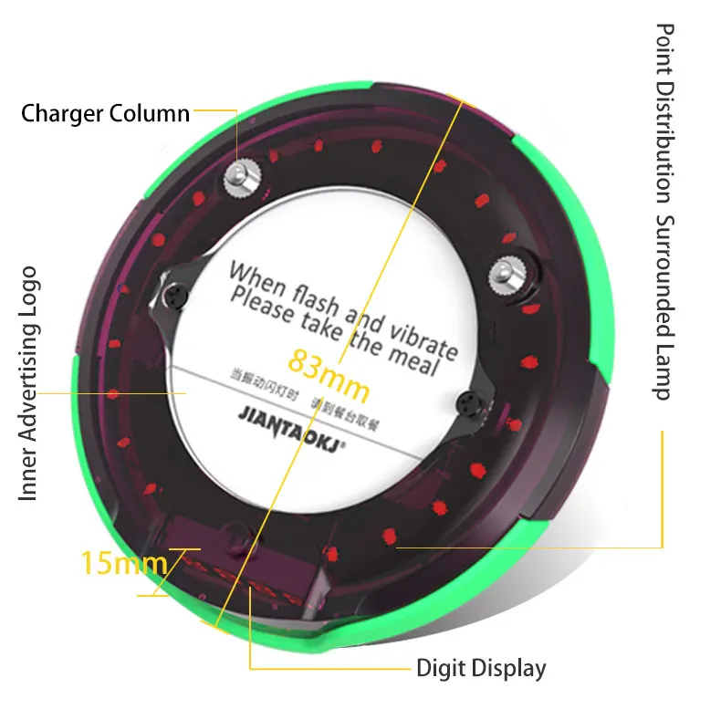 Jt-9302 Food Picker Restaurant Caller Queue Calling Machine Food City ...
