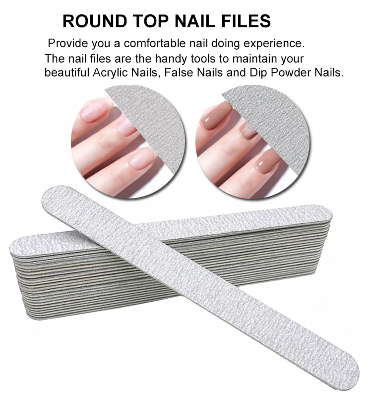Custom Printing Logo Wooden Nail File - Disposable Double Side