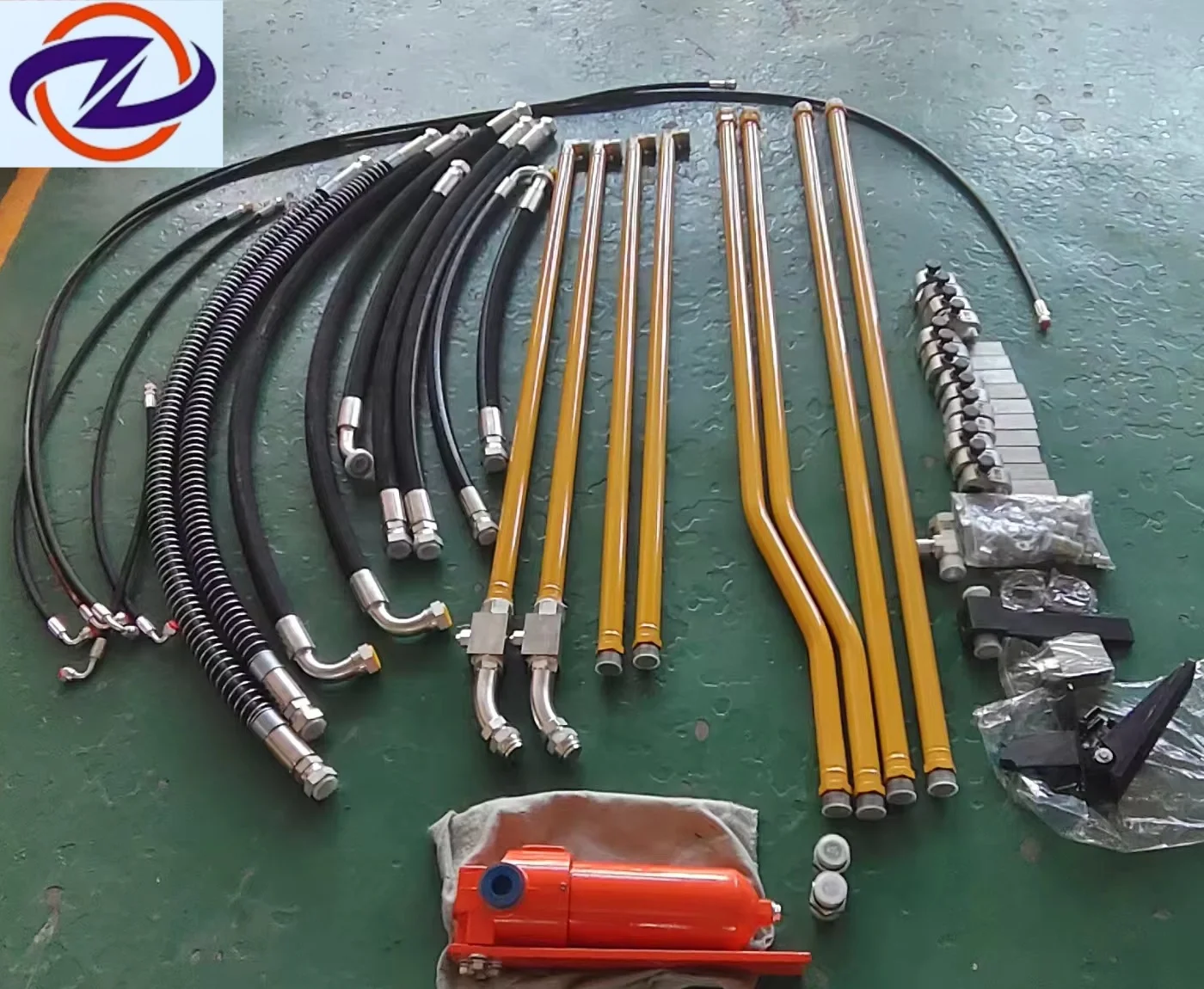 Hydraulic Pipeline Kit Hose Assembly High Pressure Oil Tube for ...