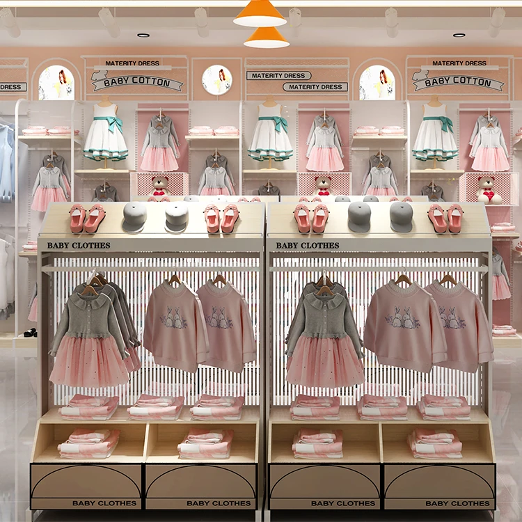 Meicheng Clothing Shop Interior Design Ideas Kids Clothing Shop Racks ...