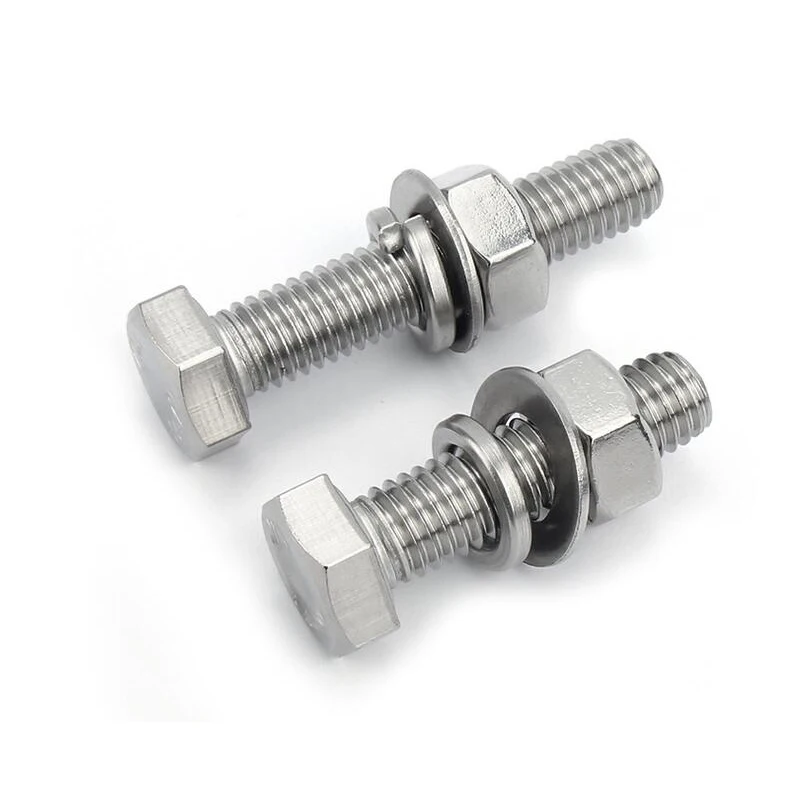 All Size Stainless Steel Sus 304 316 316l Hex Head Sems Screw Din933 ...