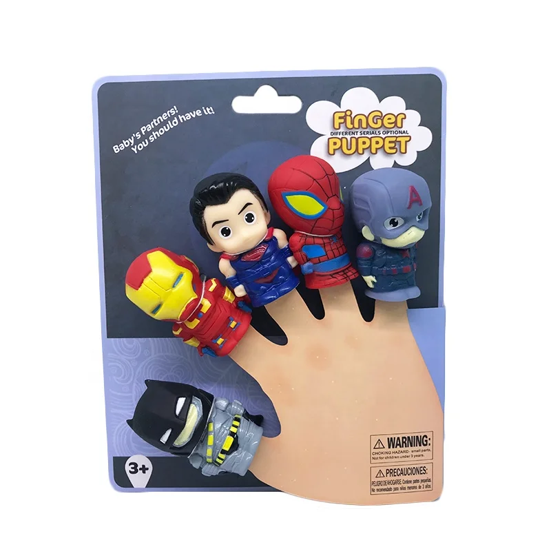 New Design Funny Animal Cartoon Finger Puppet Customized Finger Toys ...