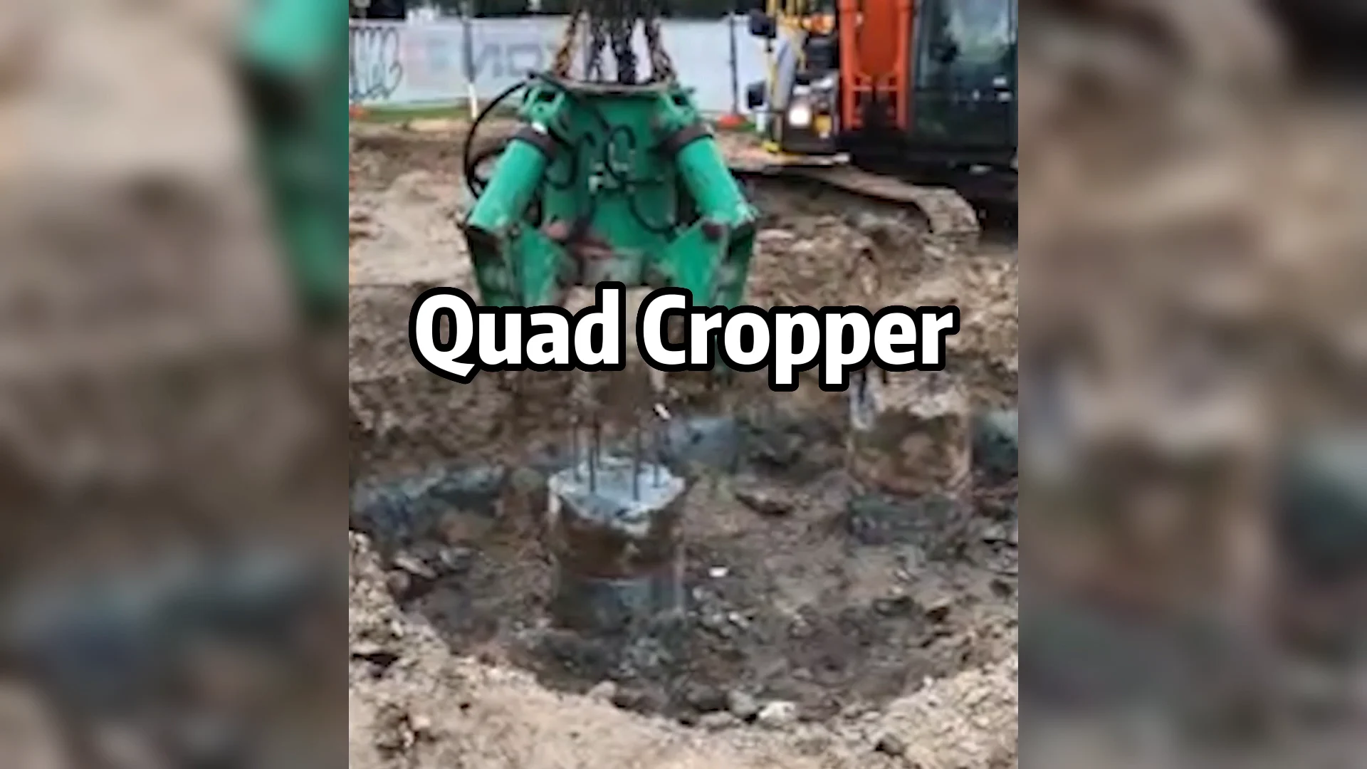 Sale 4 Jaw Pile Cropper Hydraulic Quad Cropper For Concrete And Steel ...