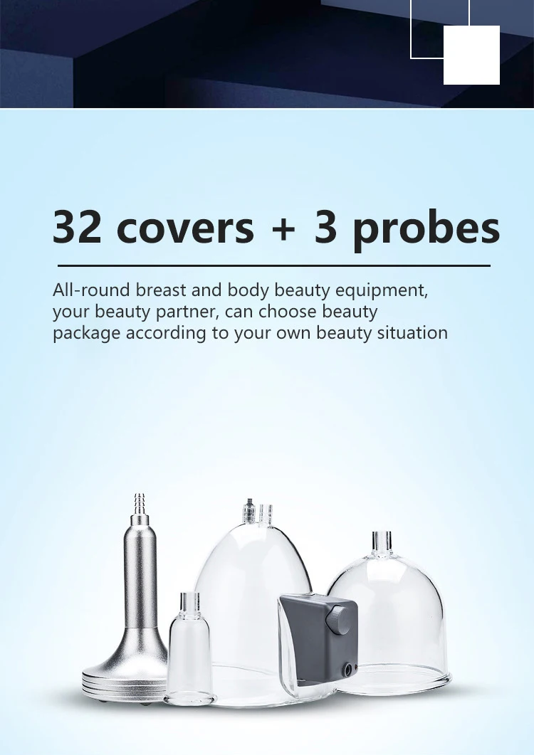 Portable Breast Enhance Vacuum Cups Butt Lifting Breast Enhancement Buttocks Enlargement Machine ...