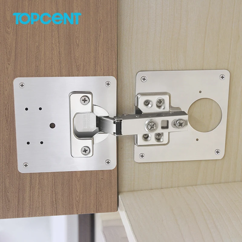 Topcent Stainless Steel Cabinet Hardware Hinges Repair Plate Kitchen ...