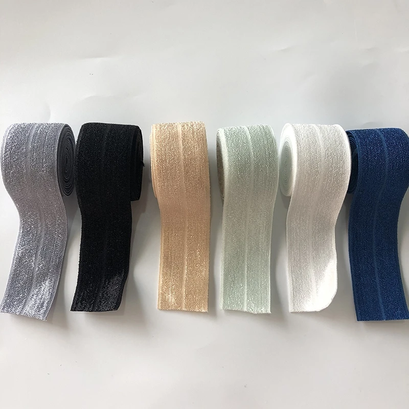 2.5cm Glossy Nylon Webbing Elastic Glossy Binding Tape Underwear And ...