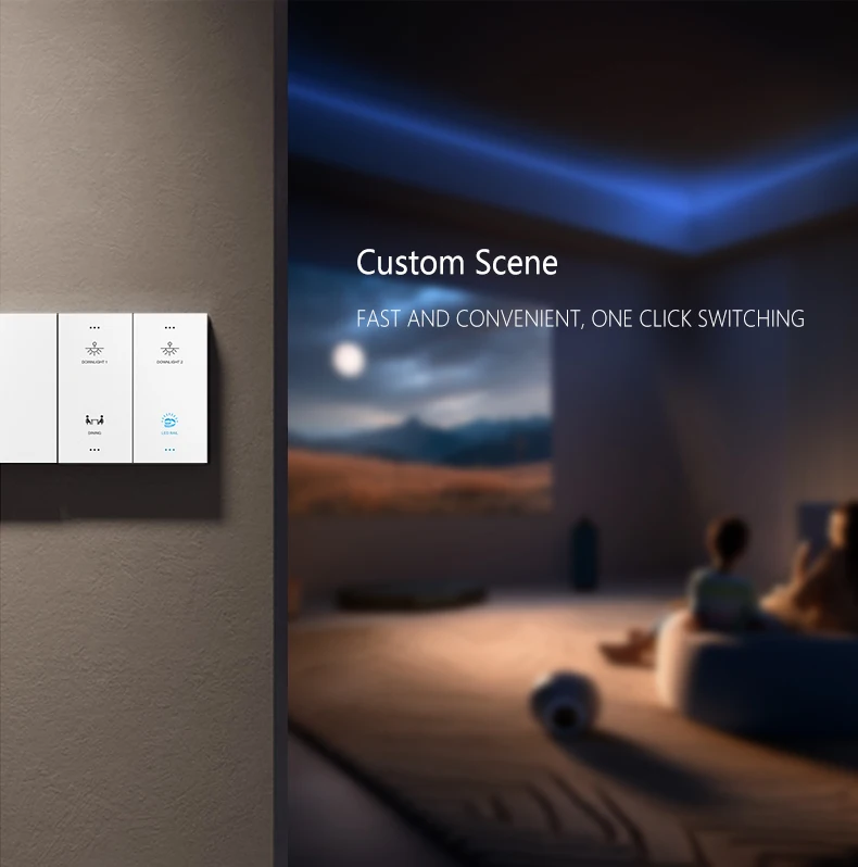 GTD Zigbee Smart Home Wall Switch - Voice Control & Wifi