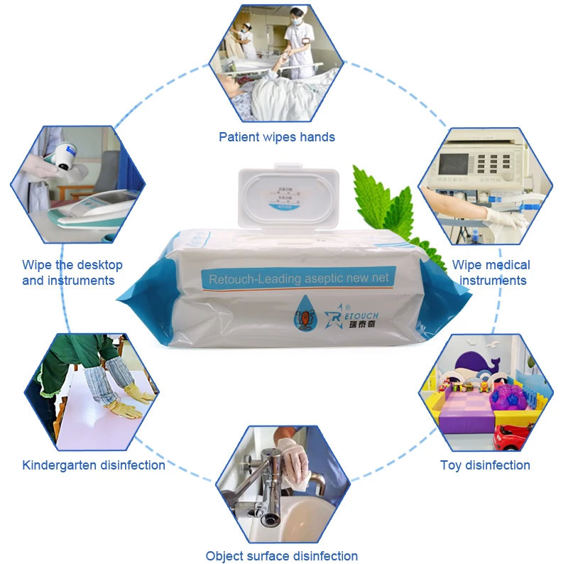 A Wet Wipes As Surface Cleaner With Quaternary Ammonium Salt| Alibaba.com