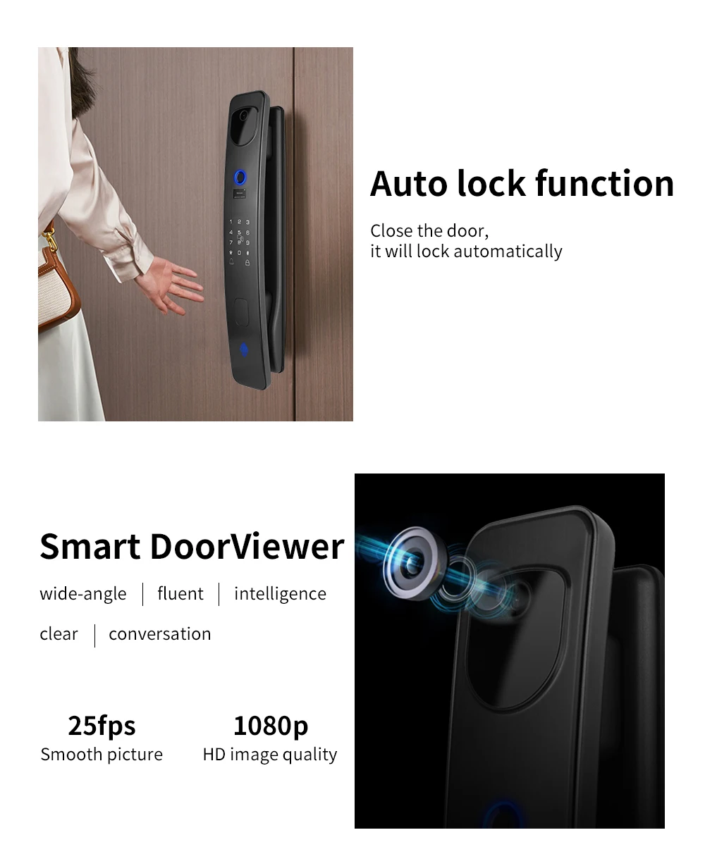 OYO Smart Lock Door With Camera Good Quality Digital Keyless Electronic ...