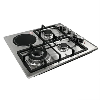 Stainless Steel Electric Glass Ceramic Cooker Cooking Stove 4 Burner ...