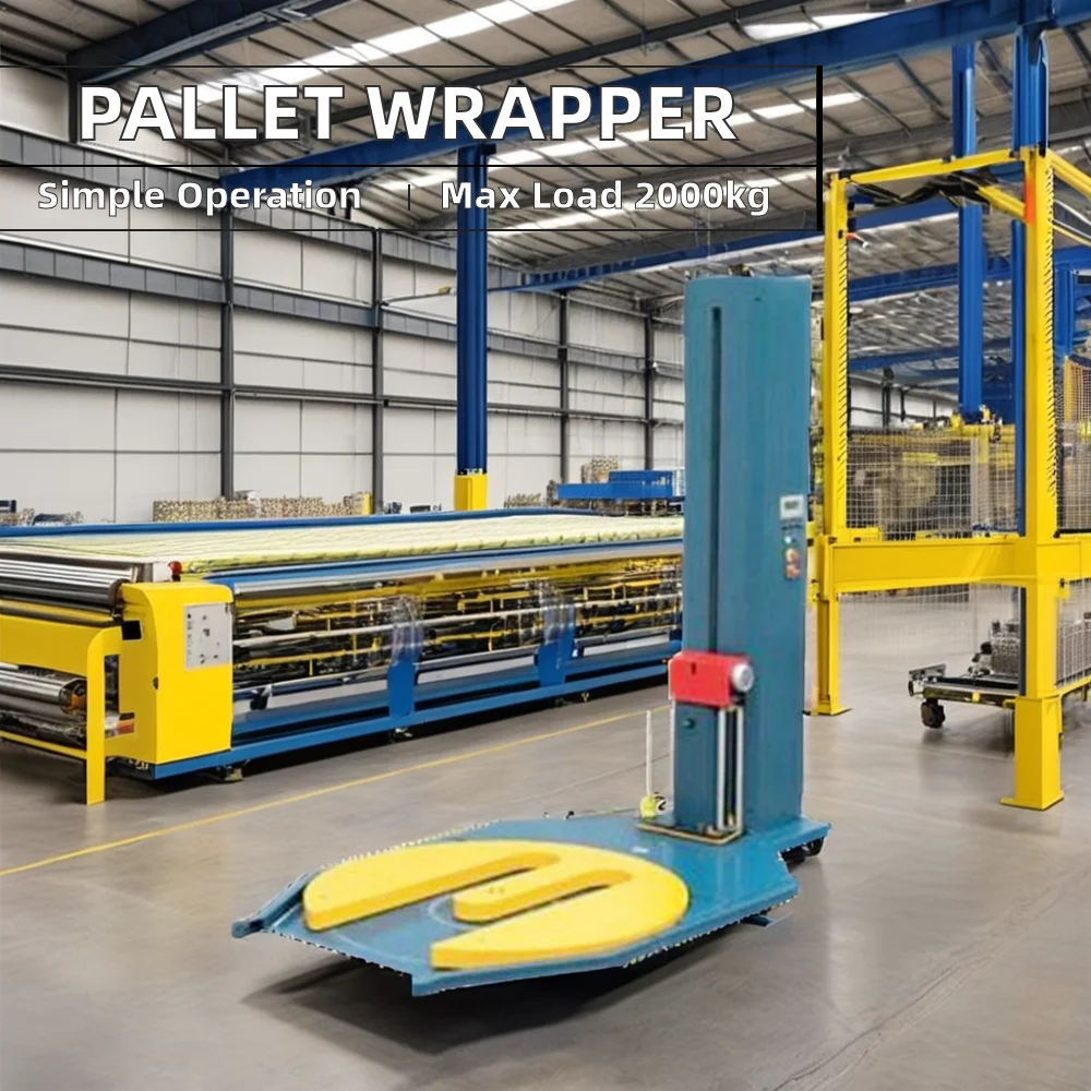 Fully Automatic Electric Heavy Pallet PE/CE Robotic Wrapping Machine ...