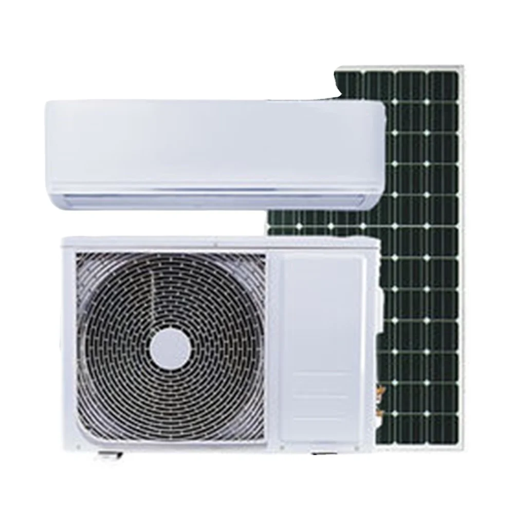 off grid wall split portable AC DC hybrid solar powered air conditioner ...