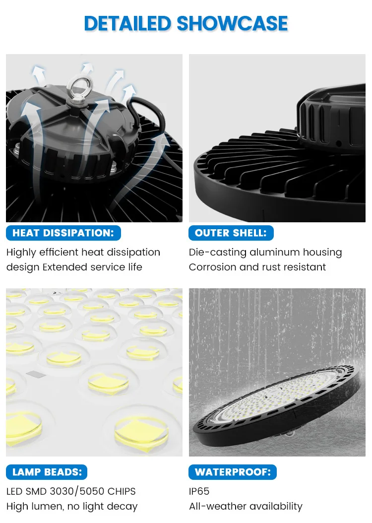 Industrial Workshop Warehouse Highbay Lighting IP65