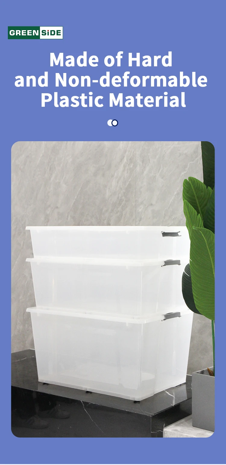 GREENSIDE Chinese Factory Stackable Stocked Transparent Containers ...