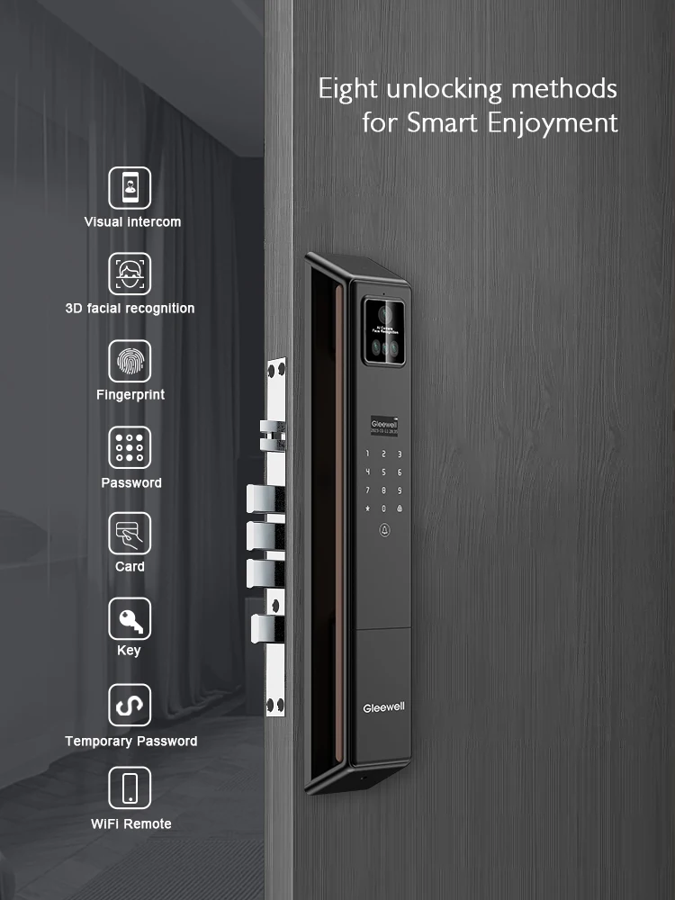 3d Facial Recognition Security Automatic Fingerprint Tuya Wifi Smart ...