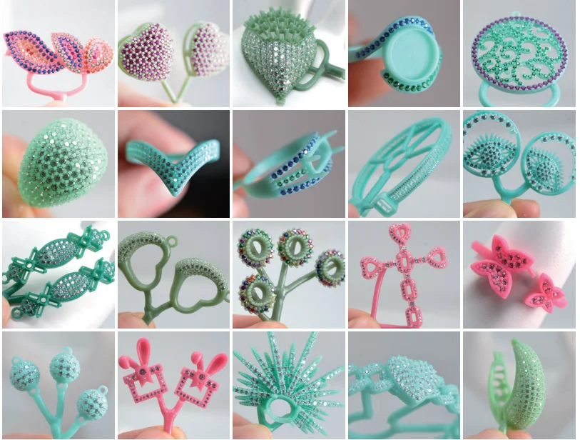 4 Heads Automatic Double Station Jewelry Stone Setting Machine