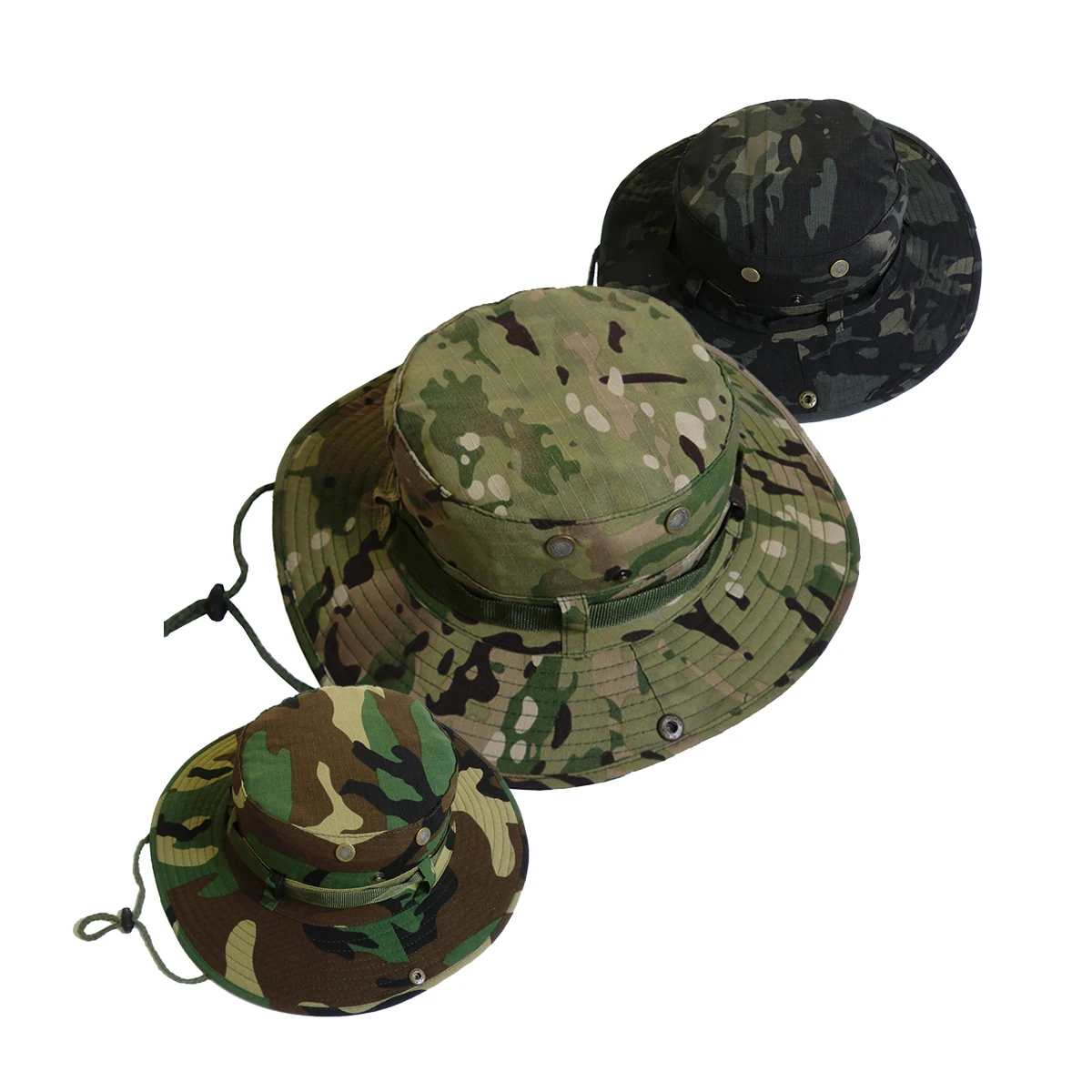 Men's Tactical Bucket Hat Climbing Hunting Sun Visor Sports Cap MC ...