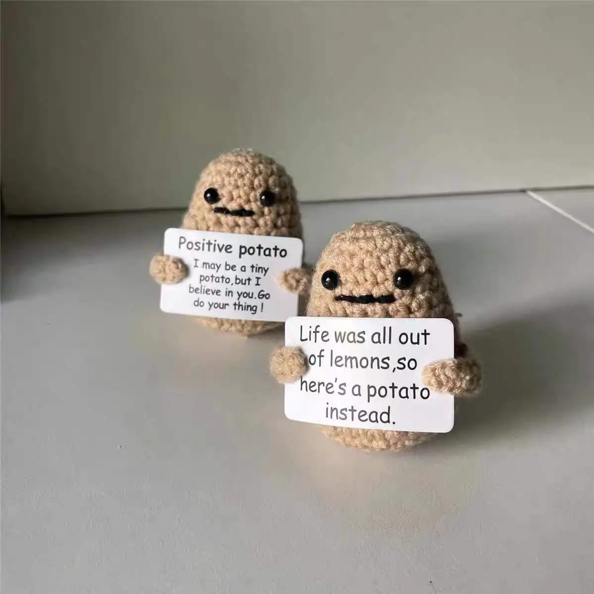 Funny Positive Potato Hand-Crocheted Dolls - Wholesale
