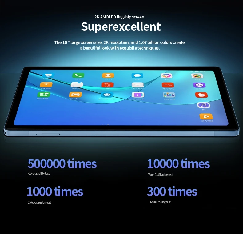 2024 New High Performance Android Smart Tablet Pc 10.1 Inch 4g Full ...