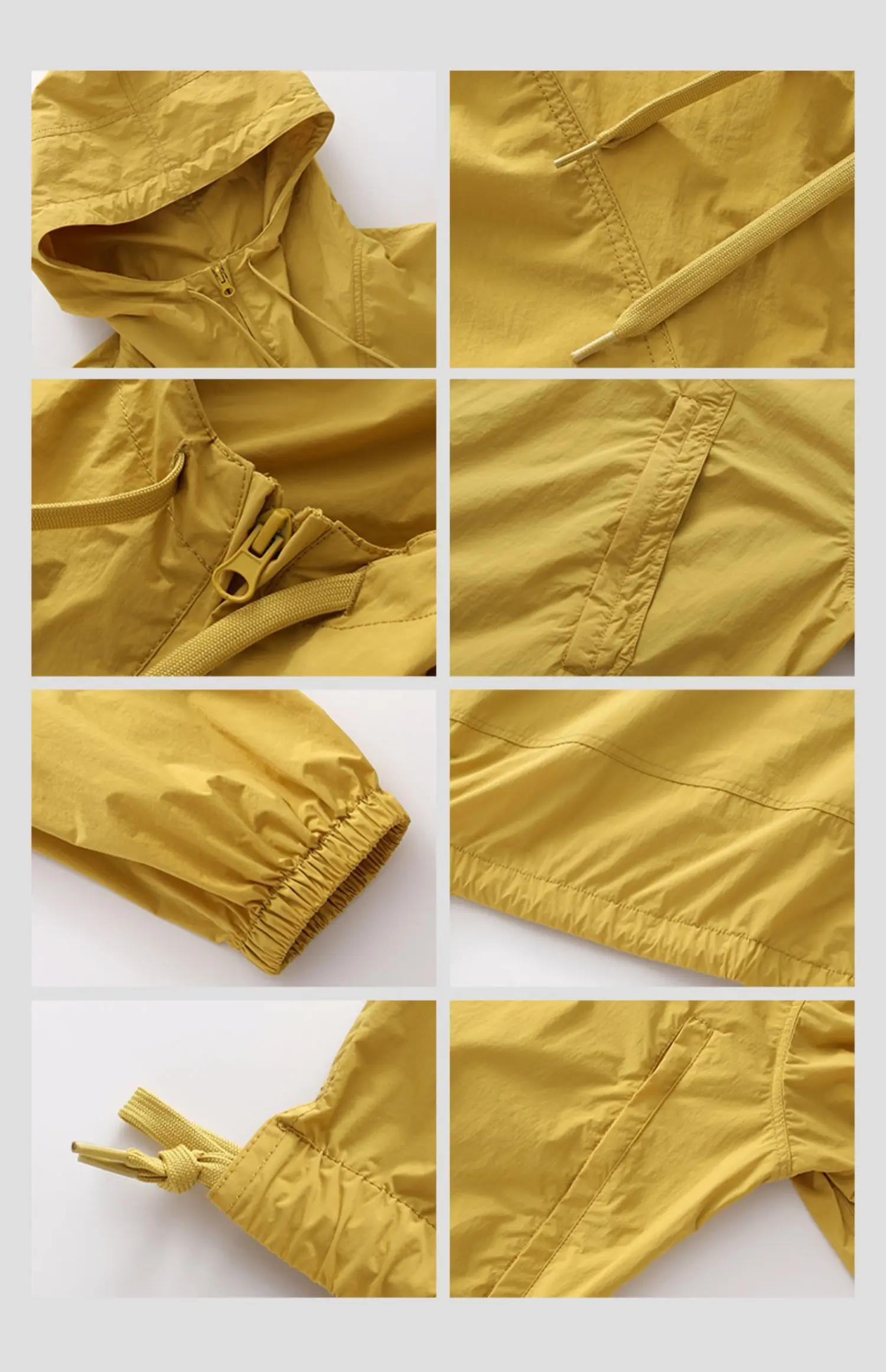 Custom Blank Windbreaker Short Set - Lightweight & Sustainable