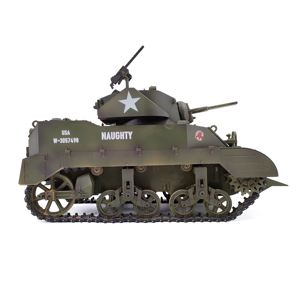 Coolbank G2080 RC Tank - 1/16 Scale U.S. M5A1 Stuart Light Tank
