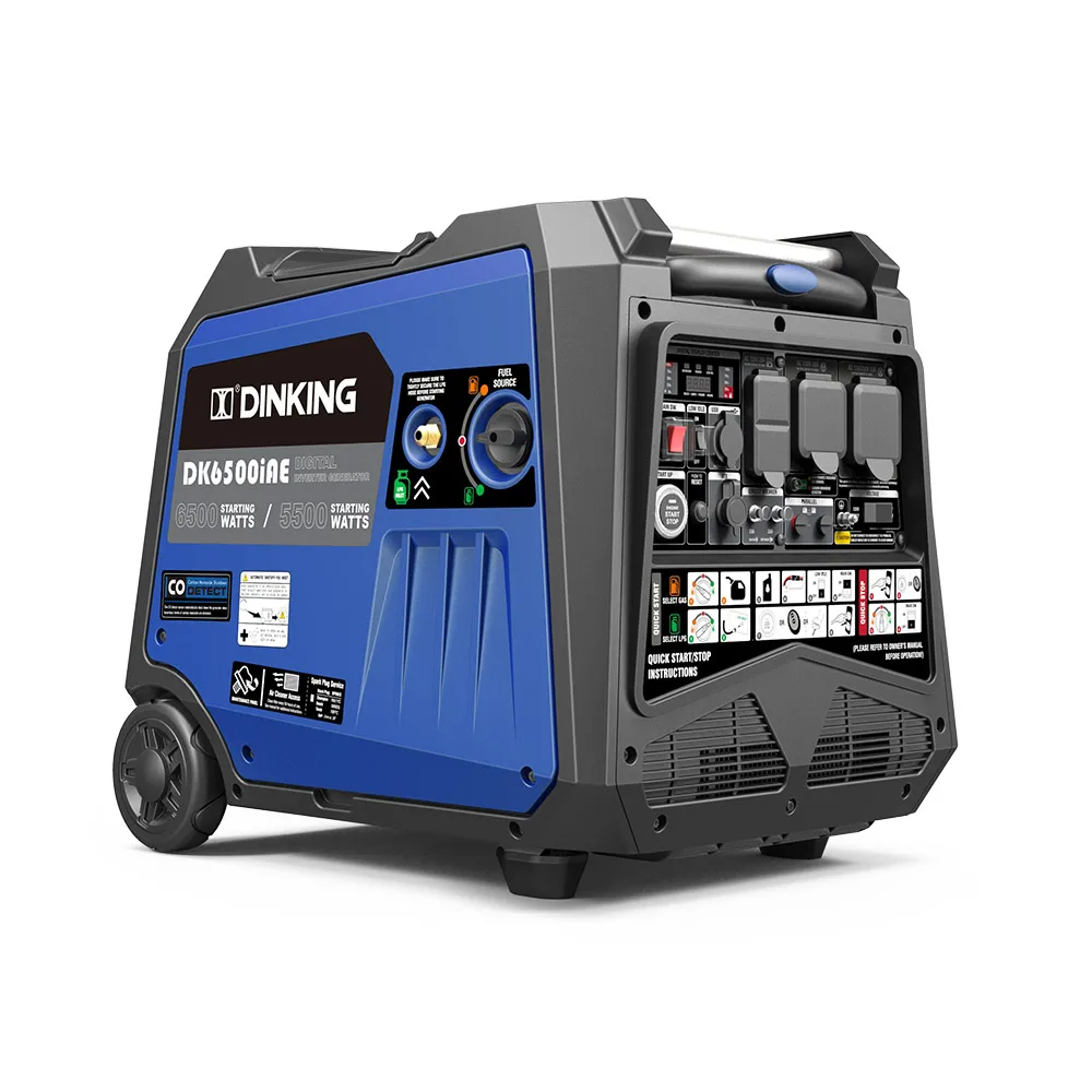 New Dinking Gasoline Generator Silent Type 6.5kva 5.5kw Inverter ...