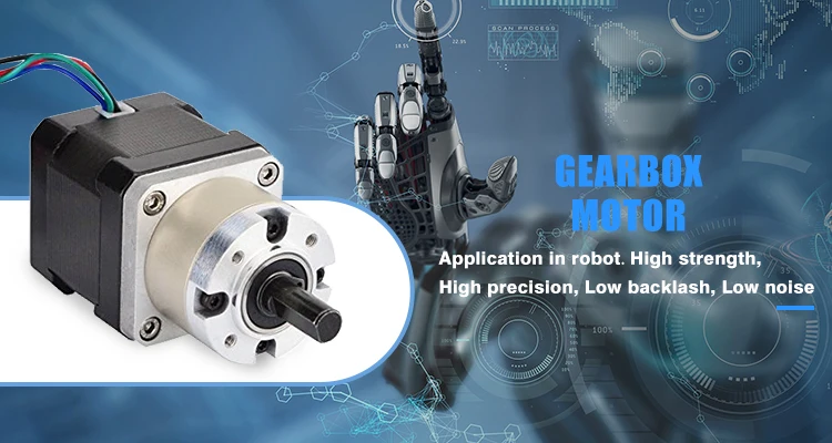 Nema 17 Geared Stepper 17hs With Gearbox Reducer Step Motor Gear Box ...