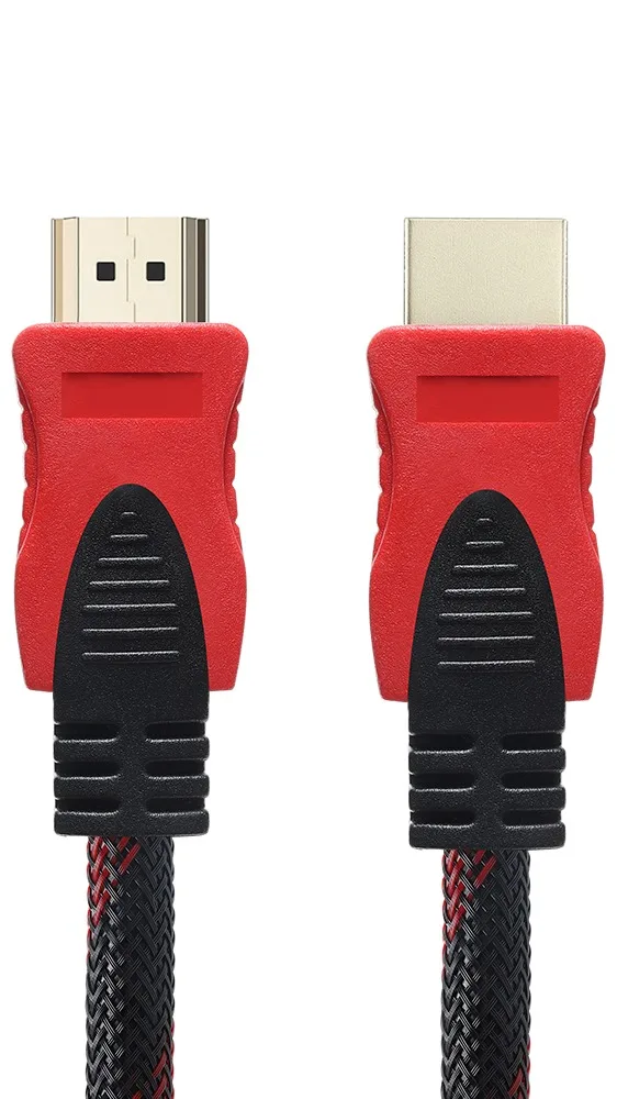 High Quality Audio Video Male-male Red Black Hdmi Cable For Home ...