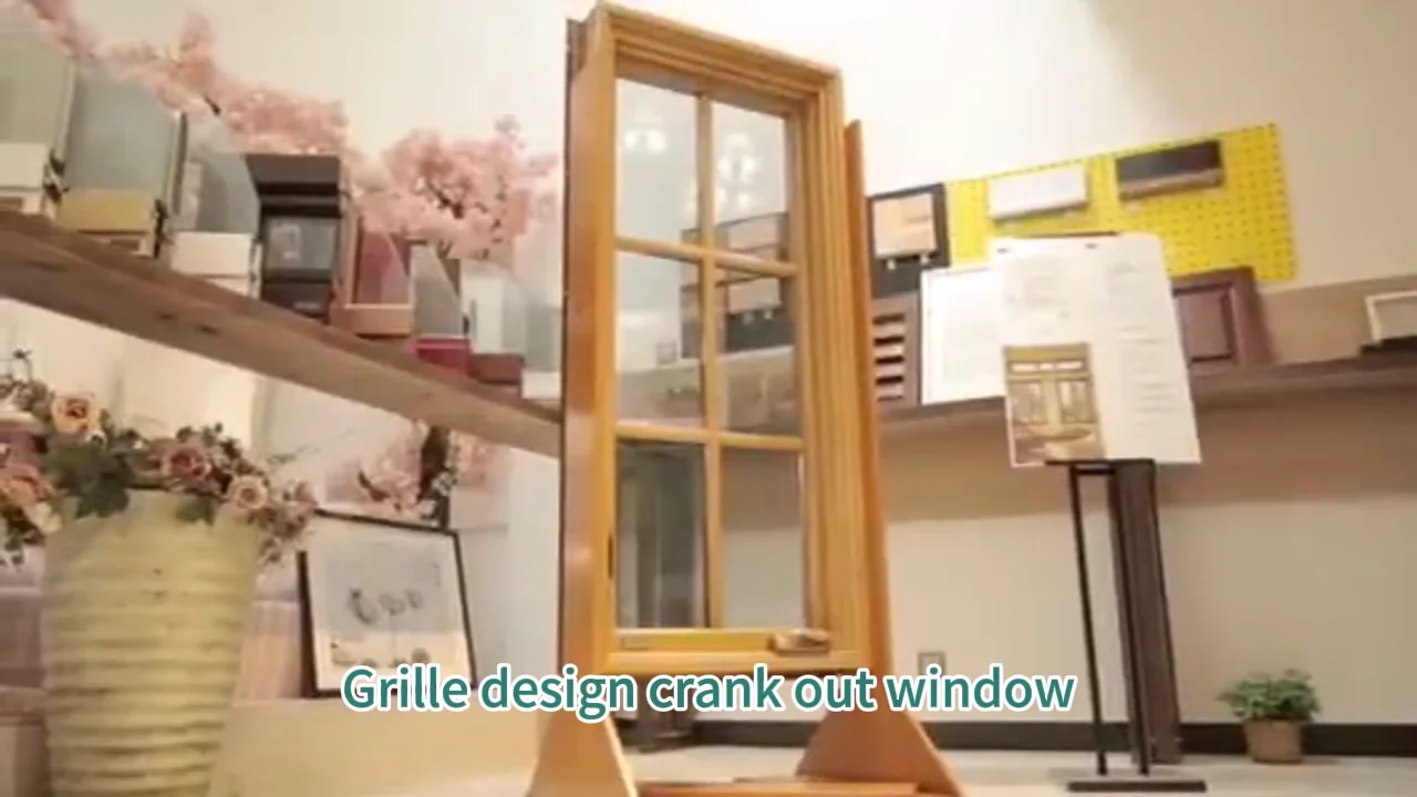 Architectural High Performance Outswing Casement Window Wood Crank Out ...