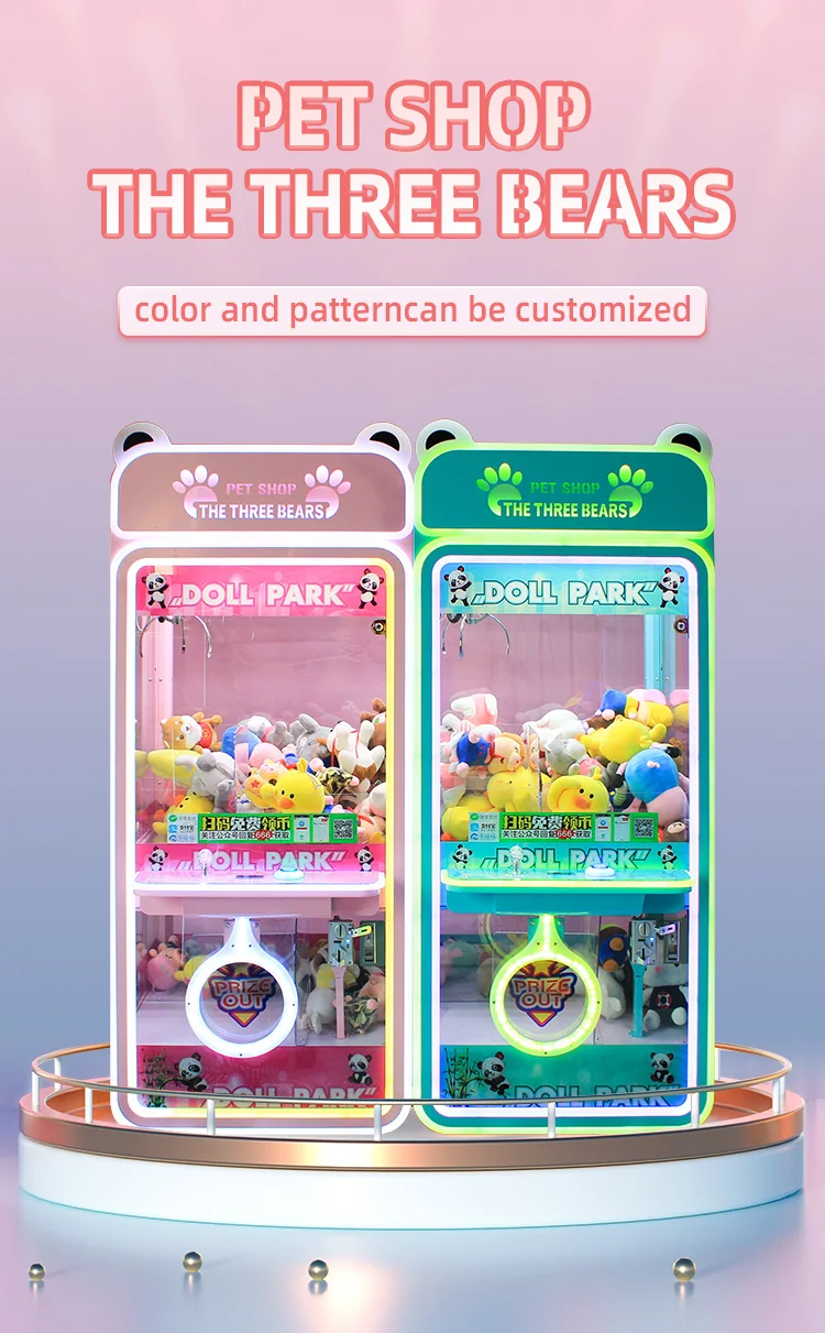 Child Mini Crane Game Machine - Panda Claw Crane Machines