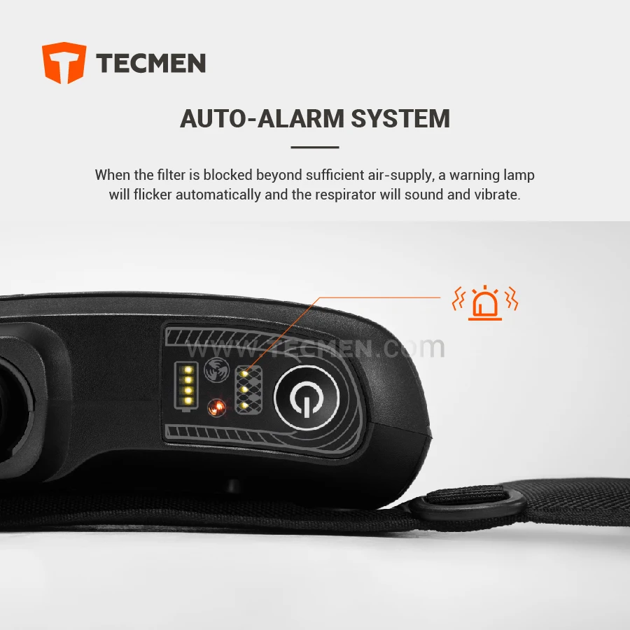 TECMEN FREFLOW V3 Welding Helmet: Air Fed PAPR Respirator with High ...