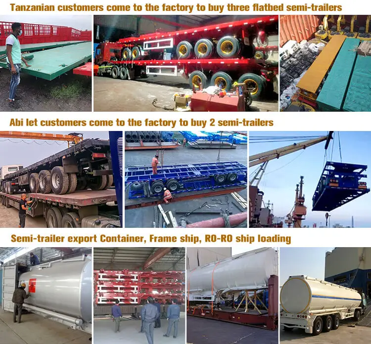 3 Axles Guardrail Semi-trailer Warehouse Railing Semi-trailer Truck ...