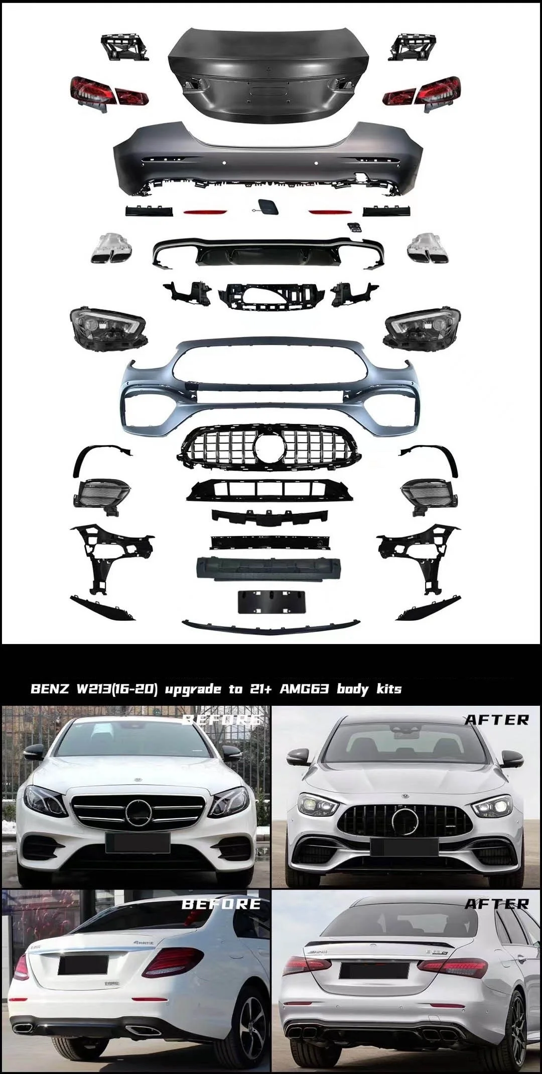 W213 E63 AMG Bodykit - Upgrade Your Mercedes-Benz E-class