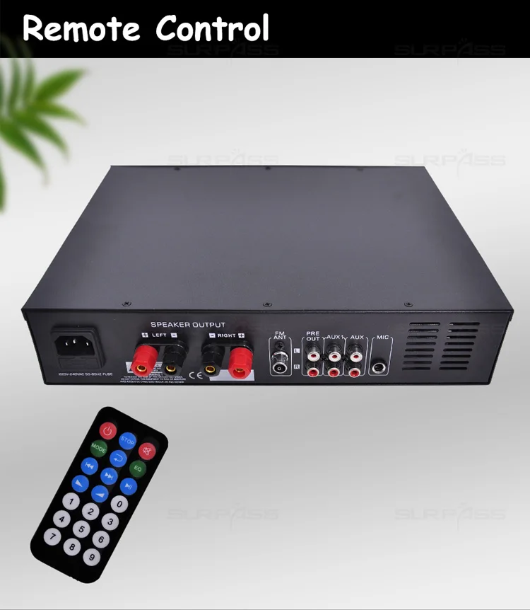 HA280 Mini Stereo Amplifier Public Address System Professional ...