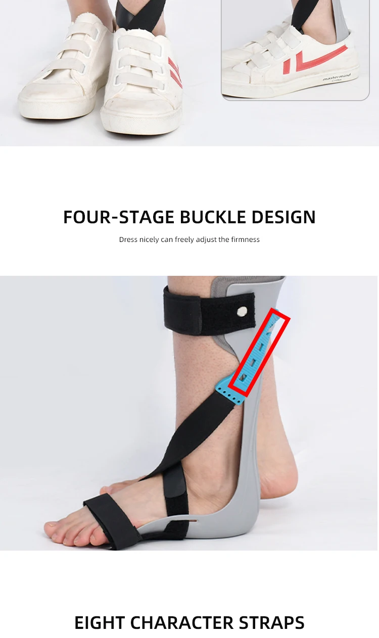 AFO Brace Drop Foot Support Splint Medical Ankle Foot Orthosis Support Drop Foot Postural ...