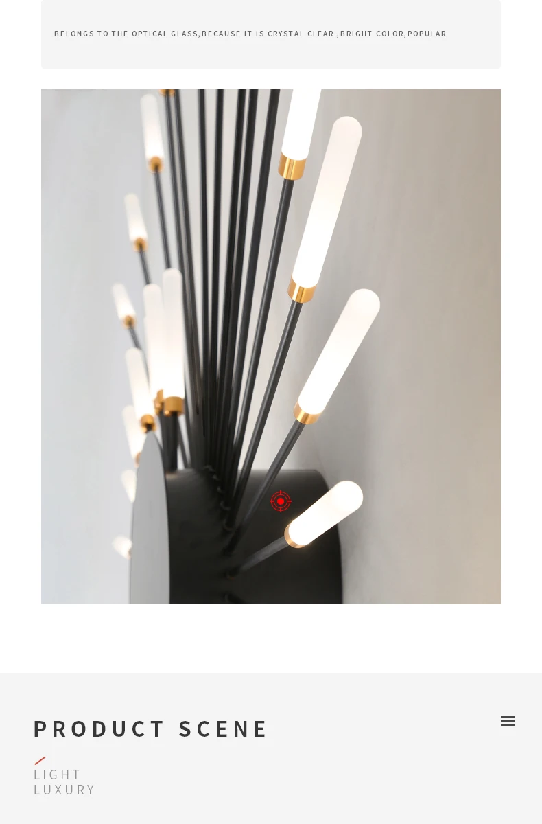 Modern Led Ceiling Chandelier Fireworks Design Light For Living Room ...