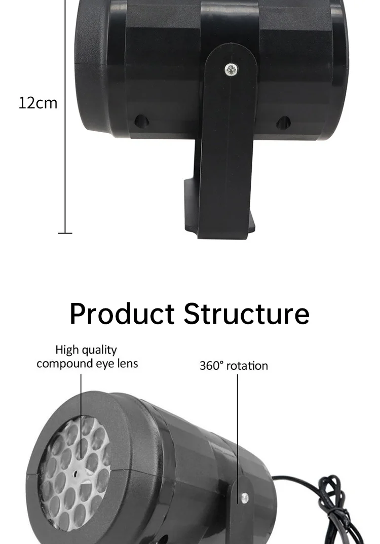 High Quality Cheap Price 16 Patterns Christmas Led Snowflake Lights ...