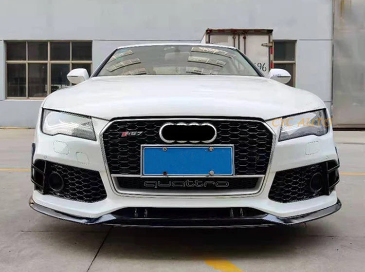 RS7 Facelift PP Car Front Bumper with Grille Body Kit