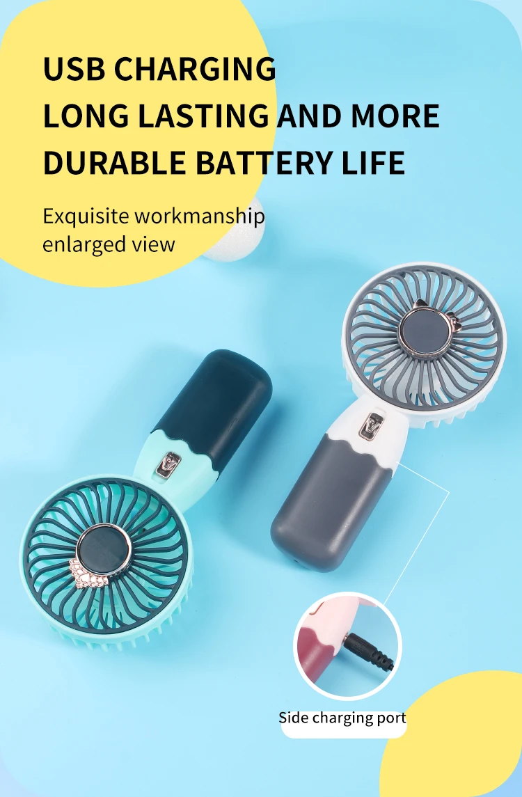 2025 Multi-Functional Cute Portable Fan - Rechargeable Toys