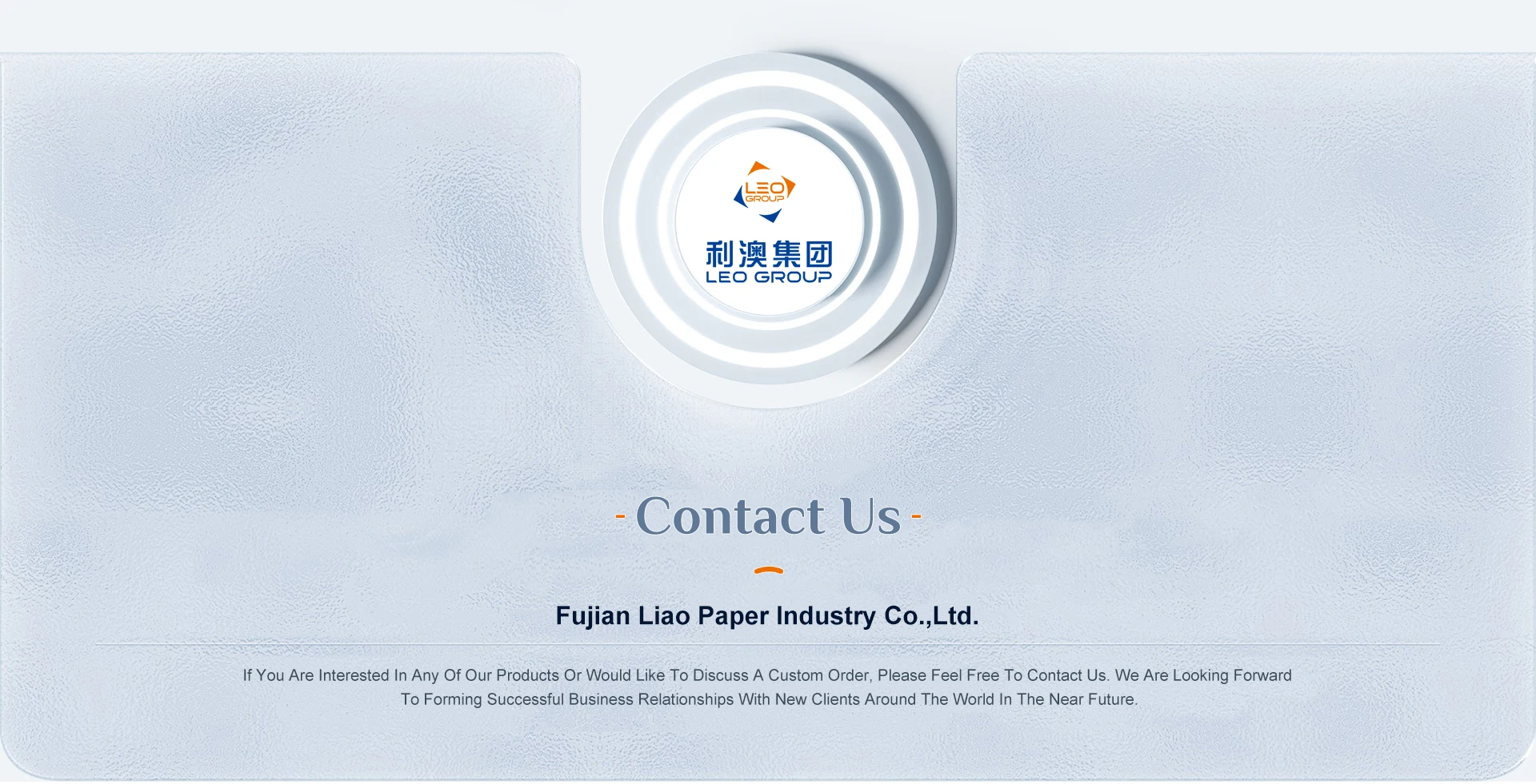 Company Overview - Fujian Liao Paper Co., Ltd.