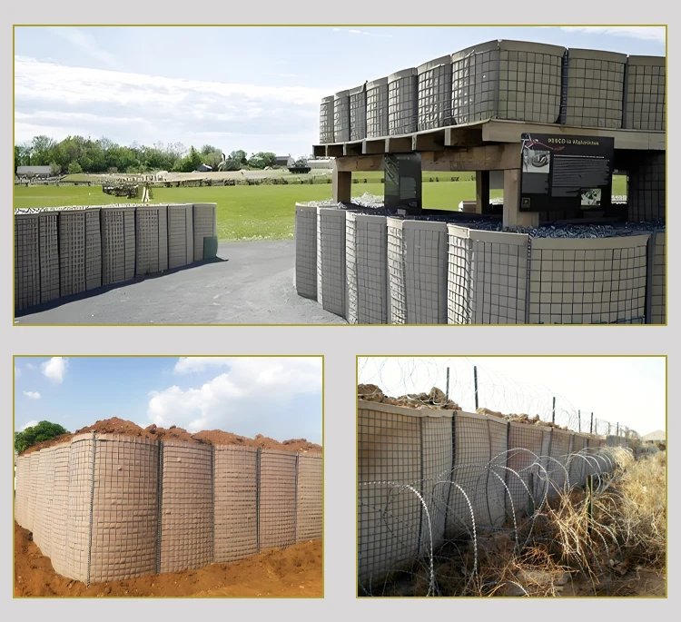 Coating Welded Bunker Blast Wall Square Hole Shape Bastion Barrier for ...