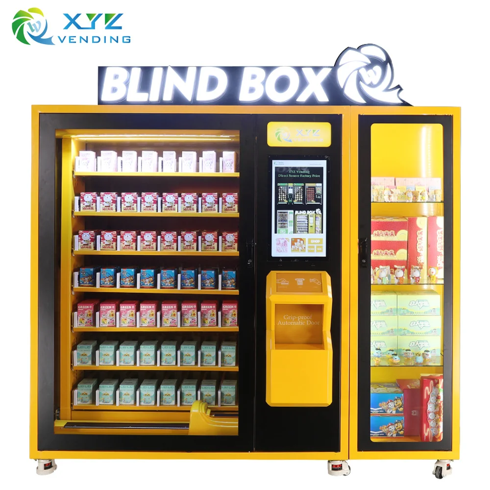 XYZ Blind Boxes Gift Toy Doll Vending Machine with Lighting