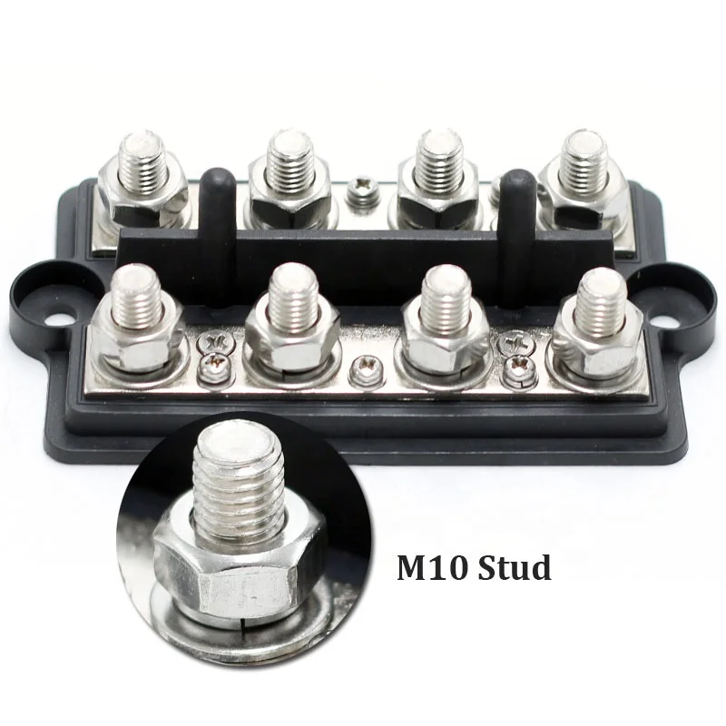 8 Stud Busbar 150a 48v Terminal Block & Busbar Connector Block Oem