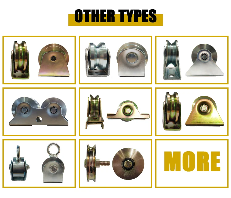 Iron Sliding Bearing Sliding Gate Wheels Door Guide Roller For Sliding ...