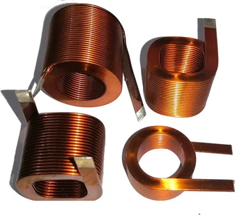 Customized Spring Wire Flat Air Spring Hollow Flat Copper Air Core Coil ...