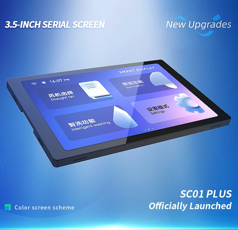 WT32-SC01 Plus - 3.5 Inch Smart Display for ESP32 Development