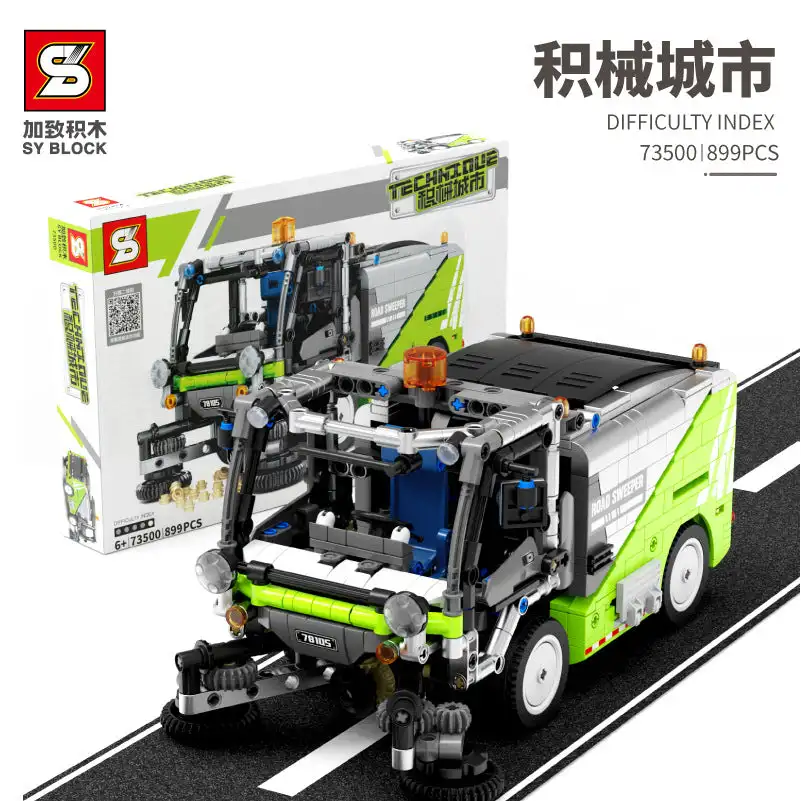 Sembo 720940 22022 City Creativity Technical 6x6 All Terrain Tow Truck ...