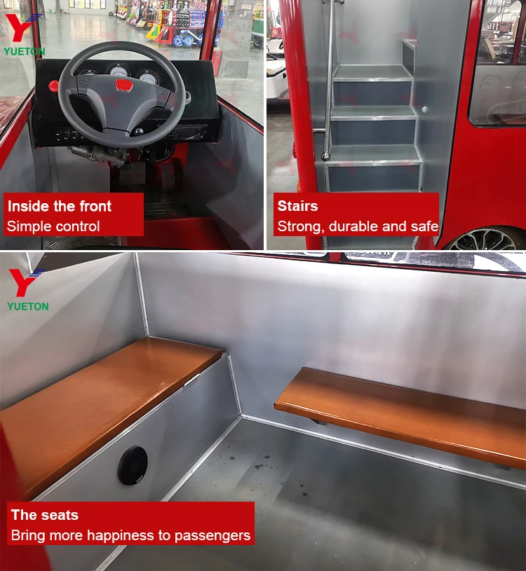 Double Electric Car Double Decker Bus Shuttle Bus Mini Electric London ...