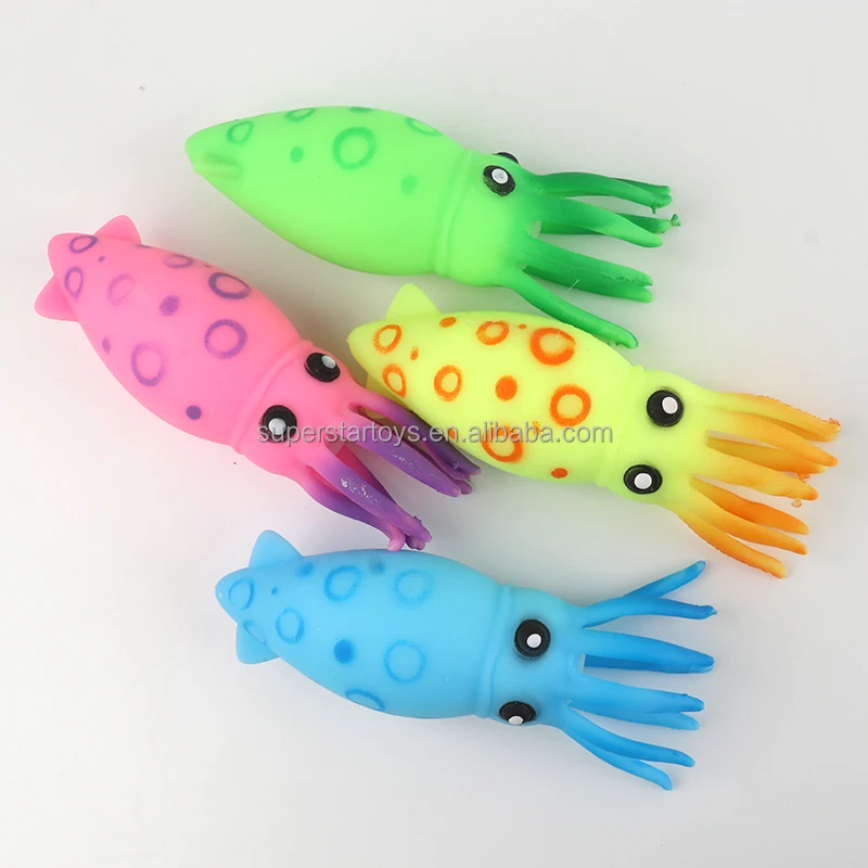 Squishy Squid Stress Toy - Sensory Fidget for Anxiety Relief