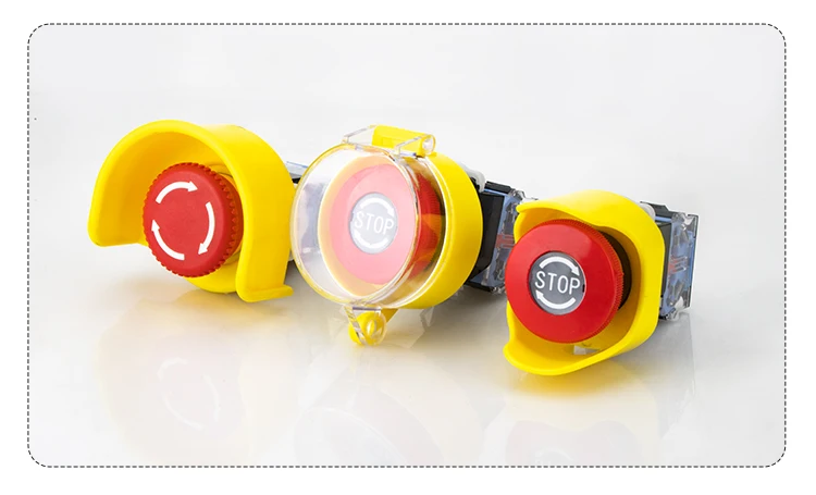 LVBO Waterproof Metal Emergency Stop Switch Button With Enclosure ...